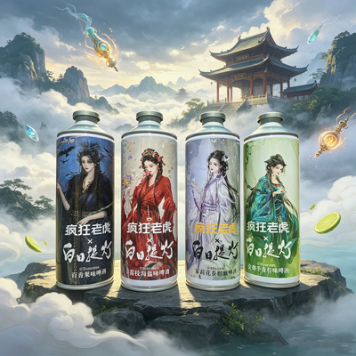 疯狂老虎啤酒白日提灯联名款