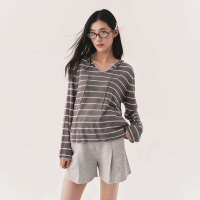 BELLYWEAR休闲条纹高级感针织衫