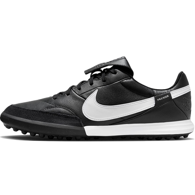 酷锐足球耐克PREMIER TF碎钉人草单招牛皮缓震足球鞋HM0283-001
