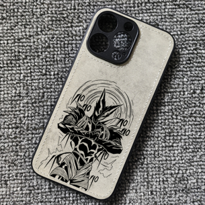 一拳超人饿狼动漫周边布纹手机壳适用iphone17苹果16红米k90小米17华为mate70荣耀400一加13iqoo15findx8vivo