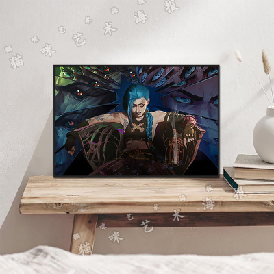 金克丝Jinx爆爆英雄联盟双城之战2Arcane Season 2电影海报游戏