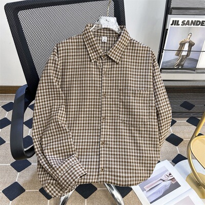 智快鱼经典保罗素拼商场同款2026新款男装痞帅风乔顿乔治白衬衫男