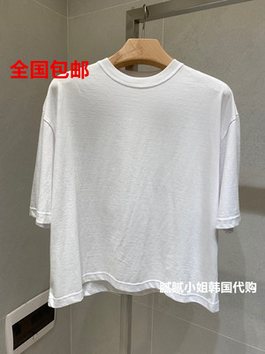 韩国东大门 water/river档口100棉T恤百搭必留新色推荐