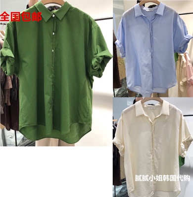 东大门代购韩国减龄百搭风衬衫