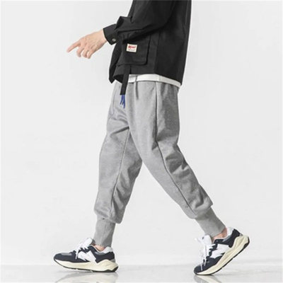 新中式宽松百搭活力风加绒灯笼裤