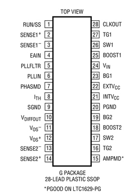 原装  LTC1629CG LTC1629IG LTC1629 SSOP 现货可直拍
