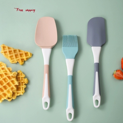 Silicone Baking Set 烘焙硅胶刮刀油刷蛋糕铲三件套