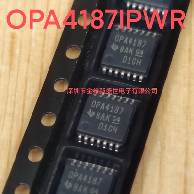 OPA4187IPWR  OPA4197IPWR  进口原装，四路运算放大器，TSSOP-14