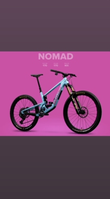 美国Santa Cruz NOMAD7代碳纤维速降软尾山地车架三条裤子整车