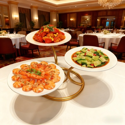 酒店宴会厅凉菜冷菜架多层摆盘神器菜盘架碟子架冷盘火锅配菜架