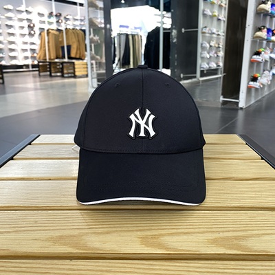 MLB24新款帽子男女NY运动帽休闲情侣遮阳帽棒球帽3ACPA013N-50BKS