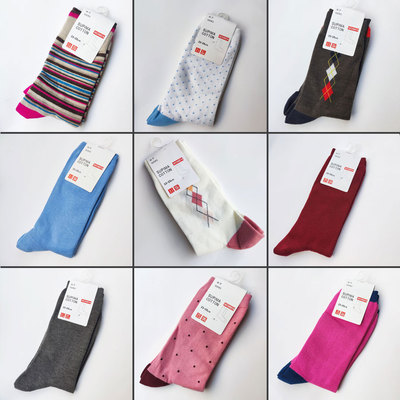 棉袜日单女出口中筒袜短袜