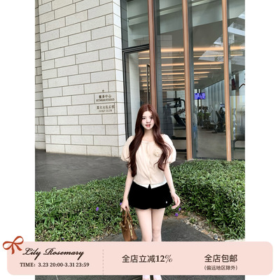 Lily Rosemary/ 南法假日 私服vintage*m1um1u 橱窗美貌娃娃衫