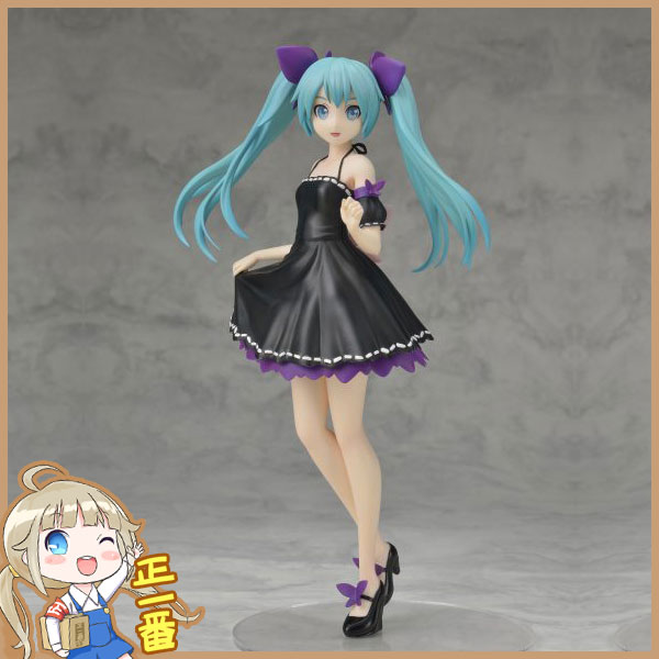 SEGA VOCALOID 礼服 小黑裙 miku 初音未来 正版 景品 手办