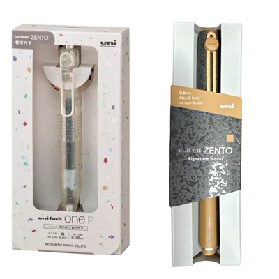 日本三菱小浓芯细闪中性笔磁吸