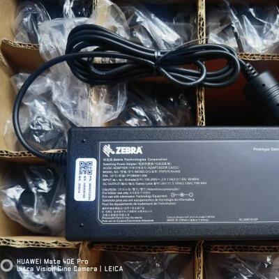 原装斑马ZC100ZC300条码证卡打印机电源线 24V3.125A4.17A ZD420