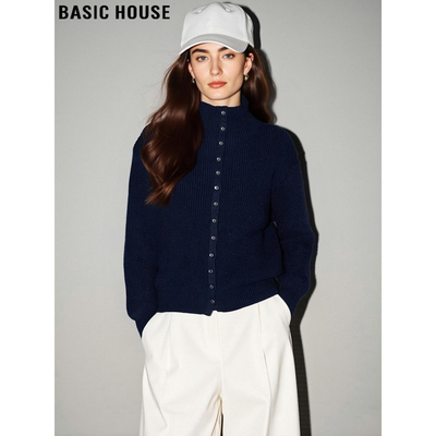 半高领针织衫内搭软糯打底毛衣女