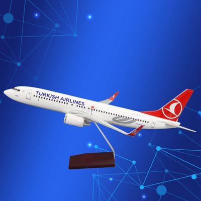 飞机模型土耳其航空客机合金带轮