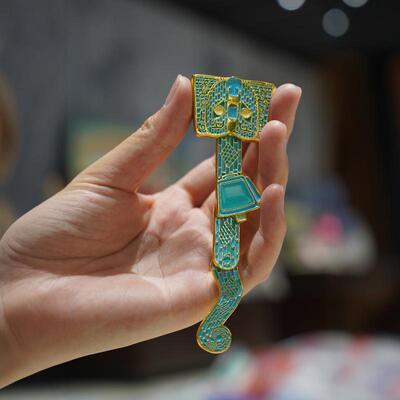 洛阳文创纪念品 二里头龙形滑道冰箱贴 2024新款冰箱贴高级感