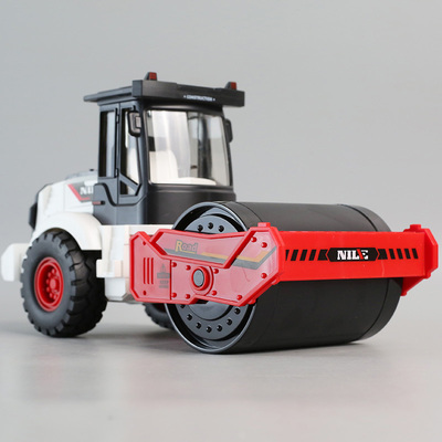 大号压路机玩具车儿童手推工程车转向滚轮修路车压平机男孩宝宝车