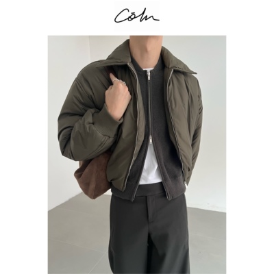 COLN秋冬落肩袖加厚棉服
