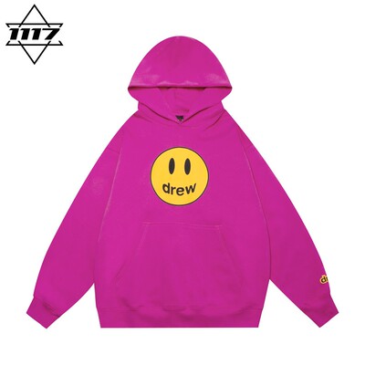 市面最顶版drew连帽卫衣笑脸帽衫