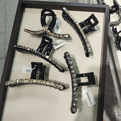 悦之秀闪钻施华洛水晶抓夹发夹