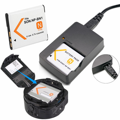 SONY/索尼NP-BN1电池适用DSC-QX10 QX30 QX100镜头数码相机充电器