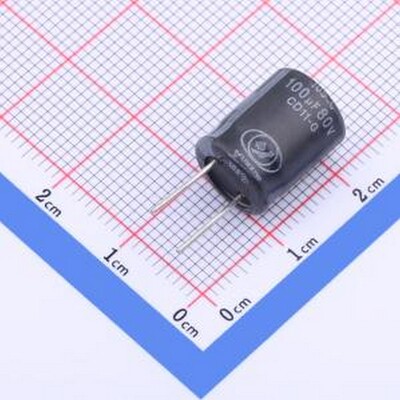 ECG1BM101G12CTBVZC-L=9 直插铝电解电容 100uF ±20% 80V 插件,D