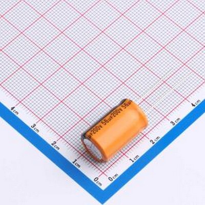 LKGL2002D560MF 直插铝电解电容 56uF ±20% 200V 插件,D12.5xL20