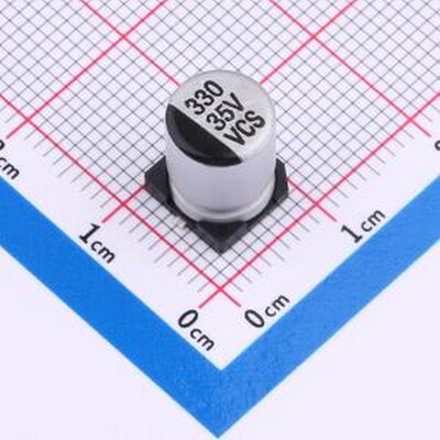126RV0103 贴片型铝电解电容 330uF ±20% 35V SMD,D8xL10.2mm