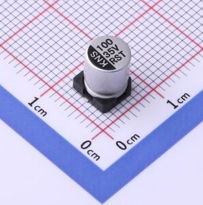 RST100UF35V009 贴片型铝电解电容 100uF ±20% 35V SMD,D6.3xL7.