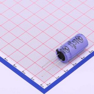 ECF1KM331K25OTPO 直插铝电解电容 330uF ±20% 100V 插件,D13xL2