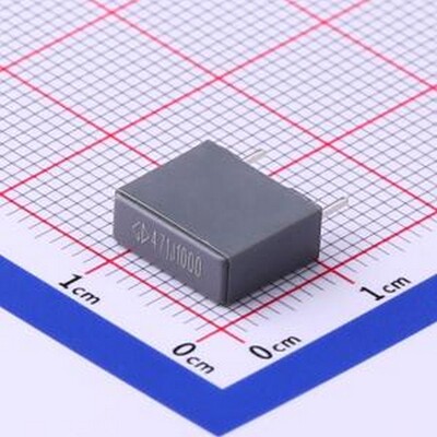 C823A471J30C350 聚丙烯膜电容(CBB) 470pF ±5% 1kV 插件,P=7.5m