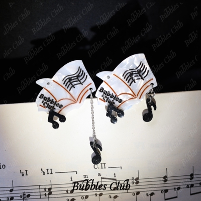BubbleClub小夜曲系列乐谱耳钉