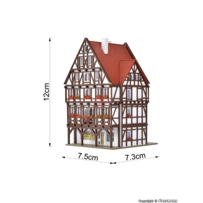 久安铁道 沙盘建筑模型 1:160N比例 Vollmer 47752行业公会 会所
