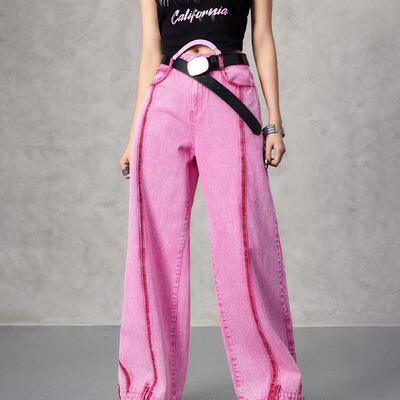 阔腿裤自然腰显瘦宽松潮牌冬季