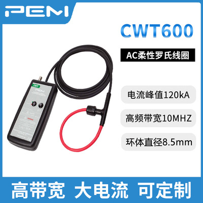 CWT600B/4/700 PEM rogowski线圈罗氏柔性探头 120kA 10MHz