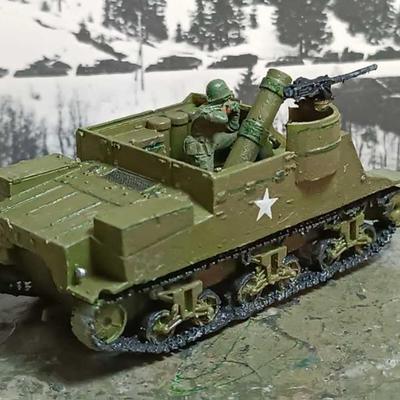 1/72 1/144 1/48 1/64 M7 HEAVY MORTAR MOTOR CARRIAGE 9,75inch