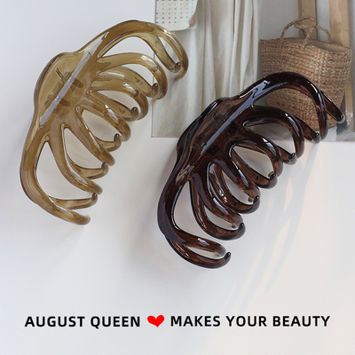 巨能抓发量多超大号抓夹2025新款高级感后脑勺盘发夹鲨鱼夹头饰女