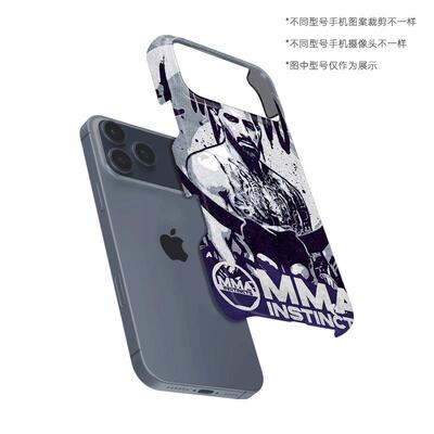 MMA纹身拳手磨砂磁吸手机壳大孔亮面硬壳适用苹果iphone18promax华为PURAXVIEW1加ACE2PRO华为MATE60PRO