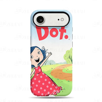 Dot波点女孩磨砂磁吸手机壳大孔亮面硬壳适用苹果iphone18promax华为PURAXVIEW荣耀200Pro华为NOVA8PRO