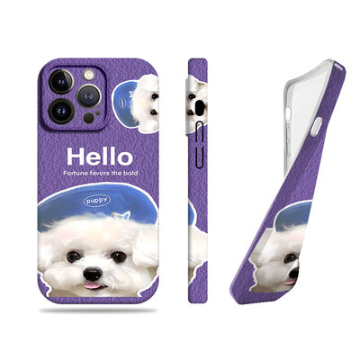 苹果17promax带帽猫咪狗狗菲林情侣手机壳适用苹果华为IQOO13VIVOY77E真我GT7OPPORENO14PROOPPOA6PRO