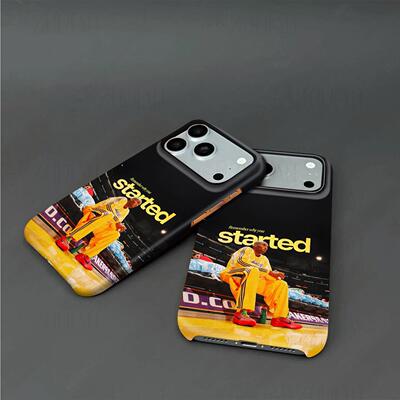 科比湖人场边硬壳磨砂磁吸手机壳适用苹果iphone17promax华为P70PRO小米14pro荣耀500proVIVOX200PROMINI