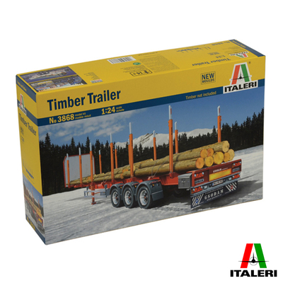 文华   ITALERI/伊达雷利 1/24 木材拖车   3868   拼装模型