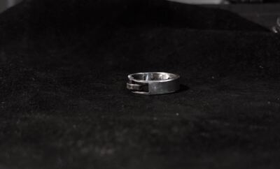 纯银 男款情侣戒非DETAJ YOHJI GOTHIC螺丝 钉子设计手工银戒创意