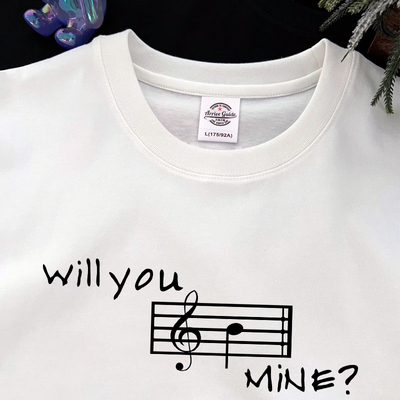 音乐的魅力短袖T恤纯棉