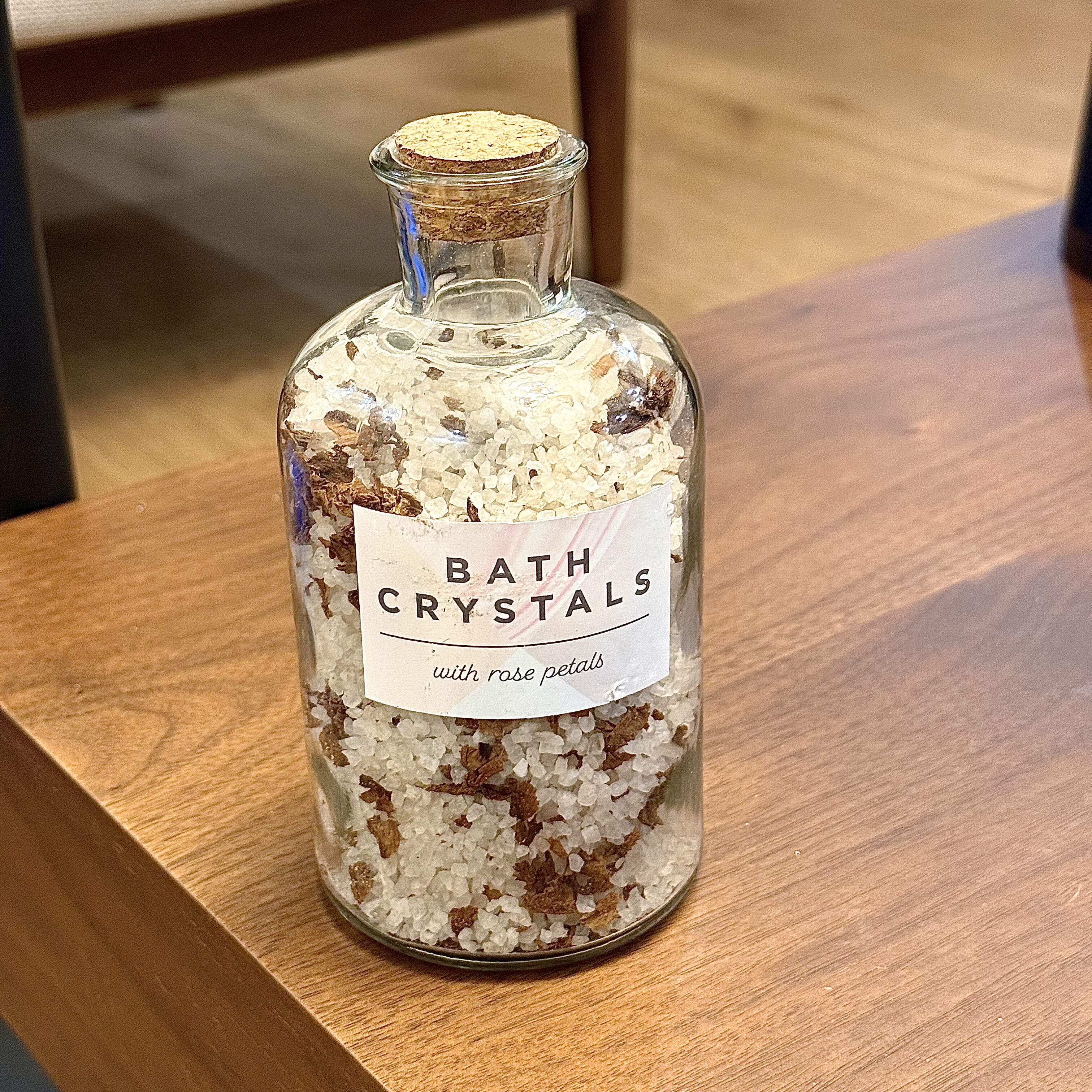 对标施家 500g波罗的海海盐+玫瑰花瓣精油浴盐大颗粒去角质泡澡