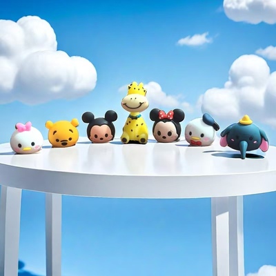 2024款立体软胶卡通鹿老师车载中控电动车配饰贴汽车DIY饰品配件