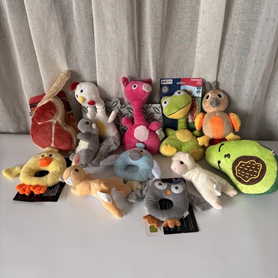 创意毛绒玩具公仔送宠物狗子礼物中小型宠物陪伴磨牙消耗品